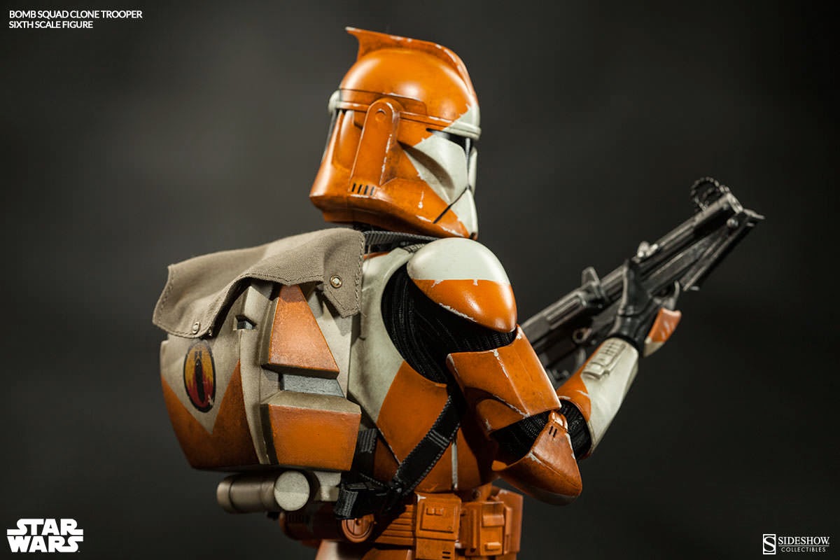 toyhaven: Sideshow Collectibles 1/6 scale Bomb Squad Clone Trooper ...