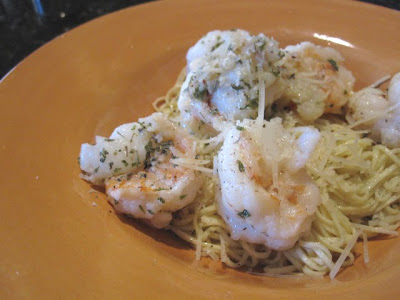 Cathie Filian: Fresh Pasta, Jumbo Shrimp and Garlic