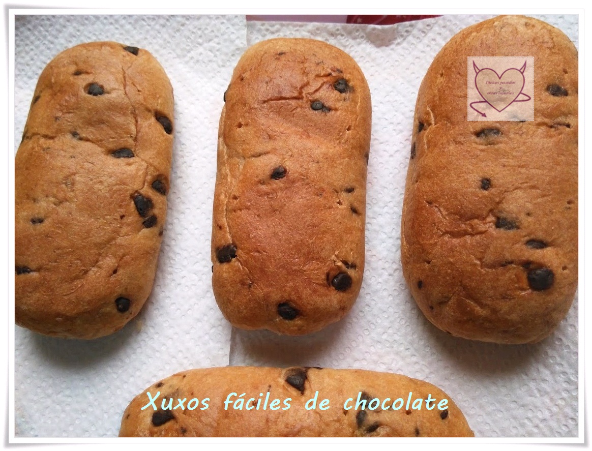Xuxos (fáciles) de chocolate