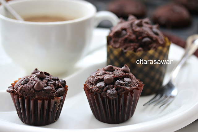 Muffin Coklat / Chocolate Muffins ~ Resepi Terbaik