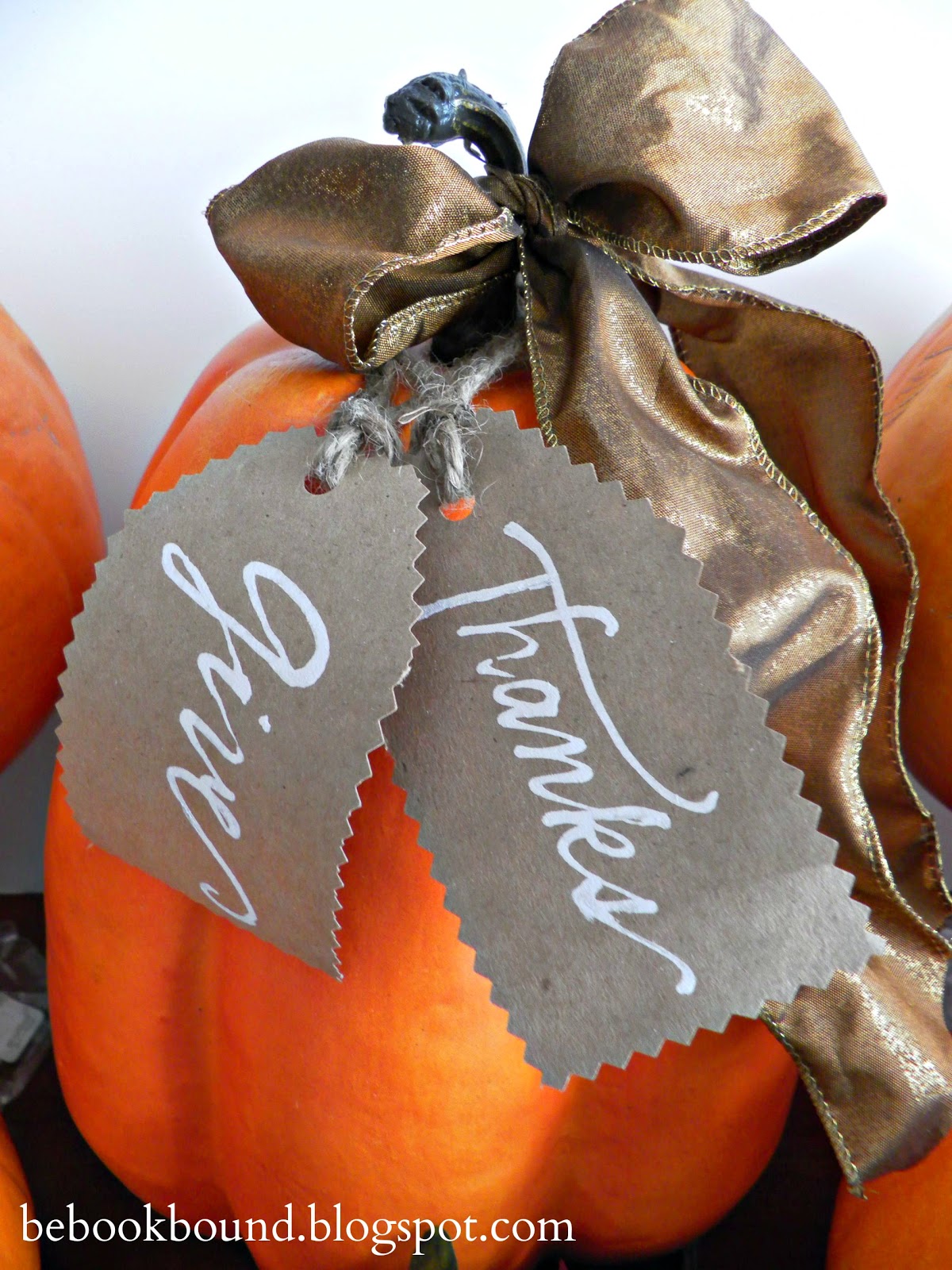 Be Book Bound: Alcott Autumn: Gratitude Pumpkins