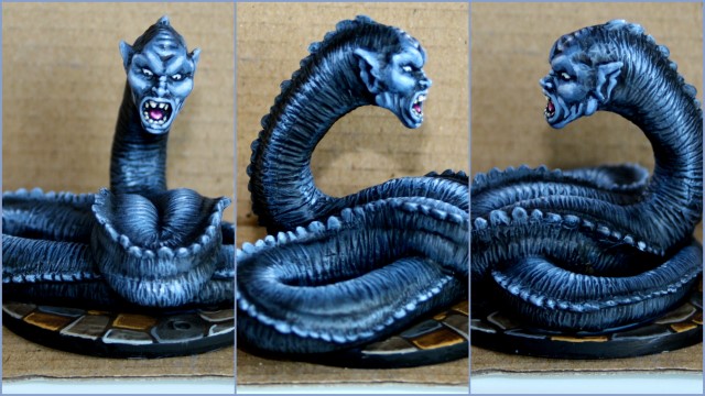 The Art of War: Descent Miniatures: First Naga painted