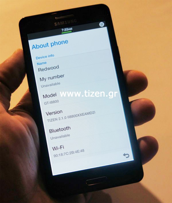 we reported a couple of days ago that the tizen