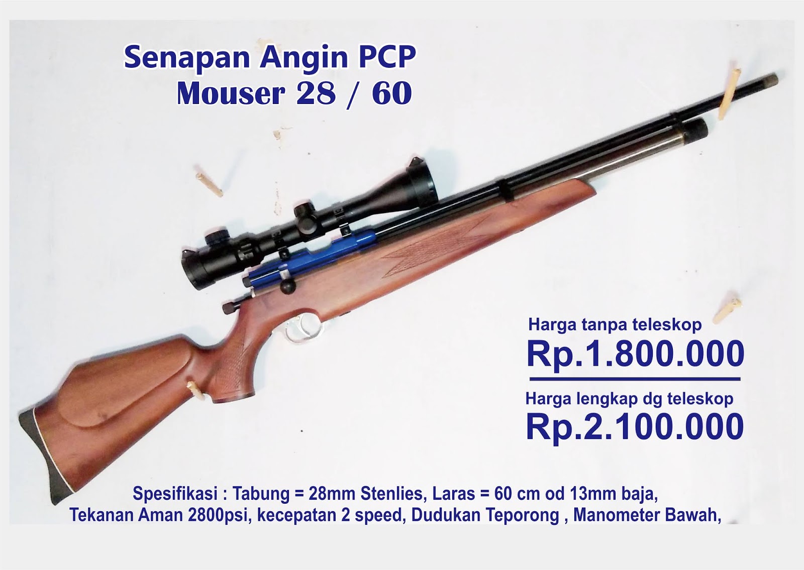 WA 0822 43 080909 Jual Senapan Angin Gejluk Double Power PCP Tebing ...
