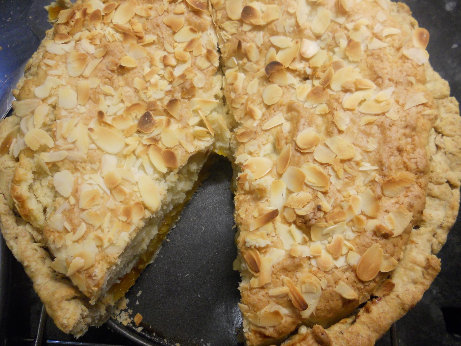 Apricot Almond Bakewell- vegan and sugar-free
