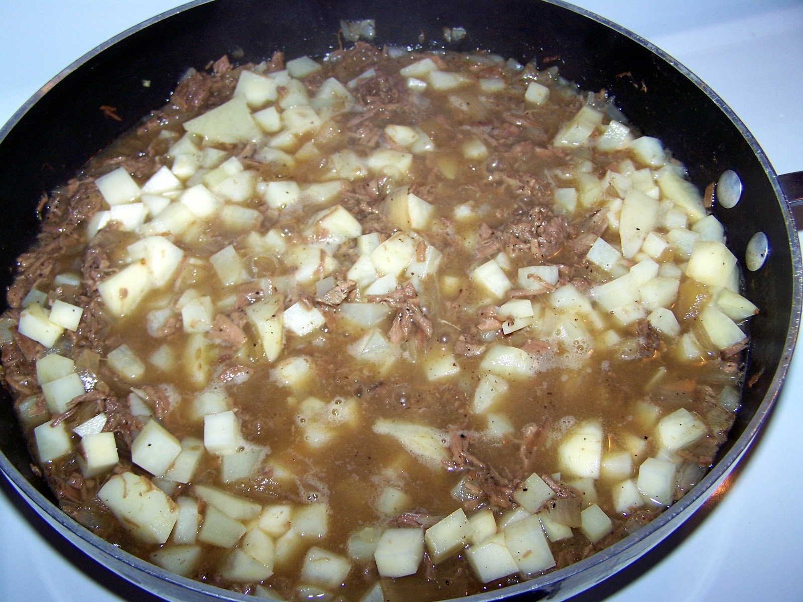 Left Over Roast Beef Hash