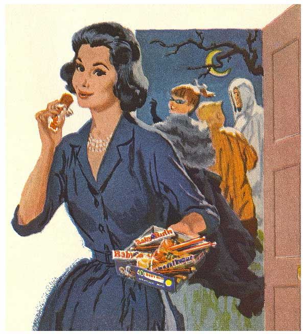 A Nostalgic Halloween: Retro Candy Ad - 1960s