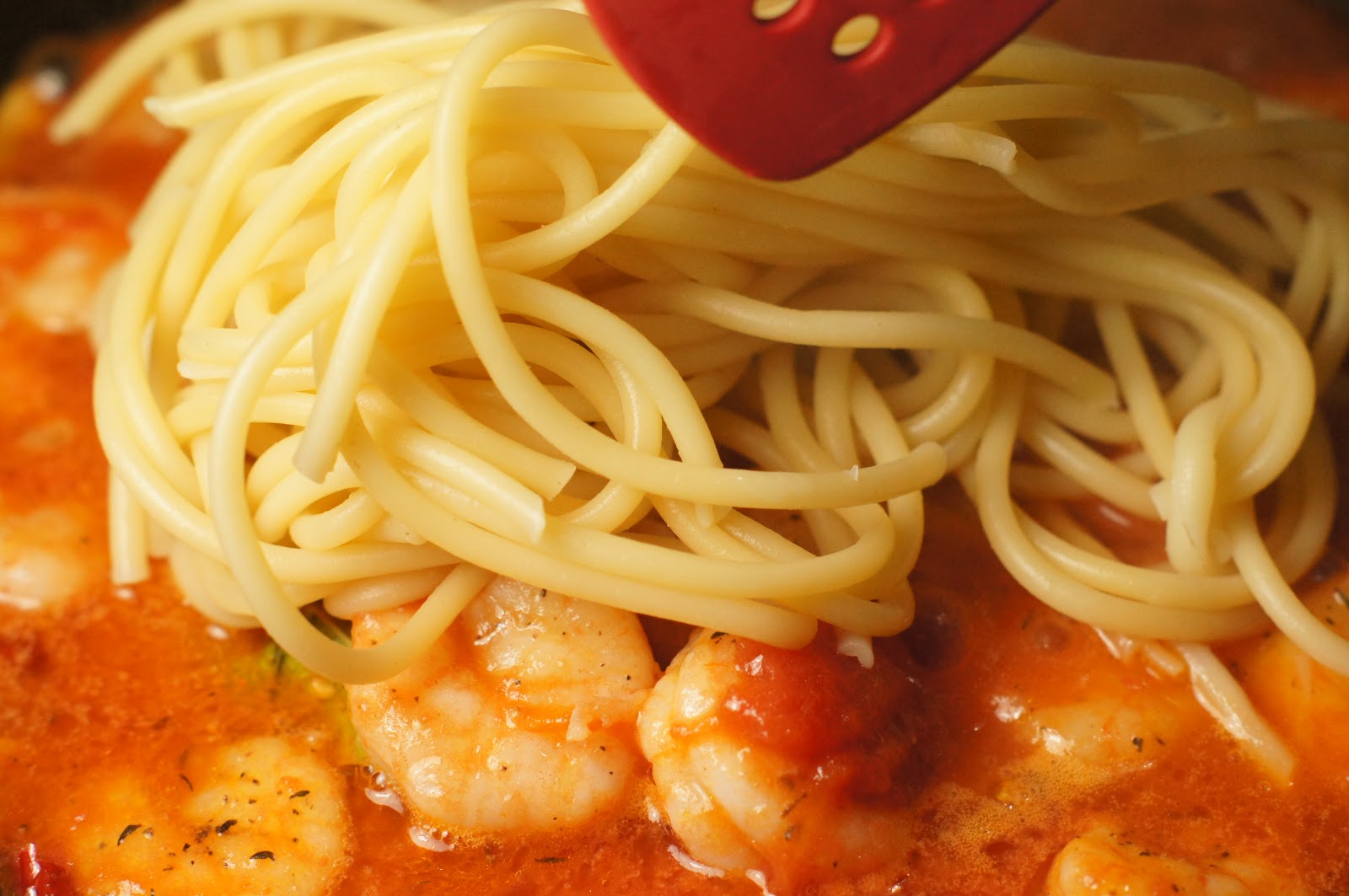 Chef Gama's Pictures: Shrimp Diablo Pasta by Chef Gama C