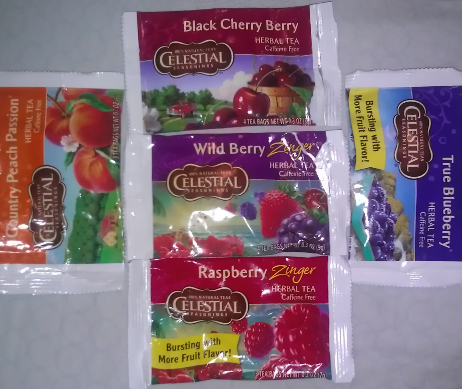 The Pieces of Sabrina: Celestial Seasonings Fruit Tea Sampler