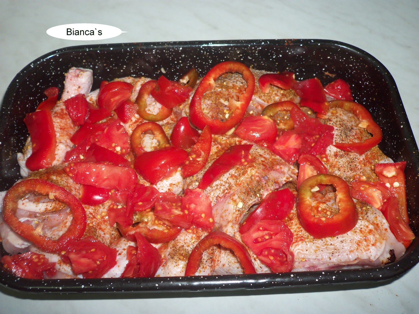 Friptura de porc si de pui la cuptor ~ Bucataria din casa mea.