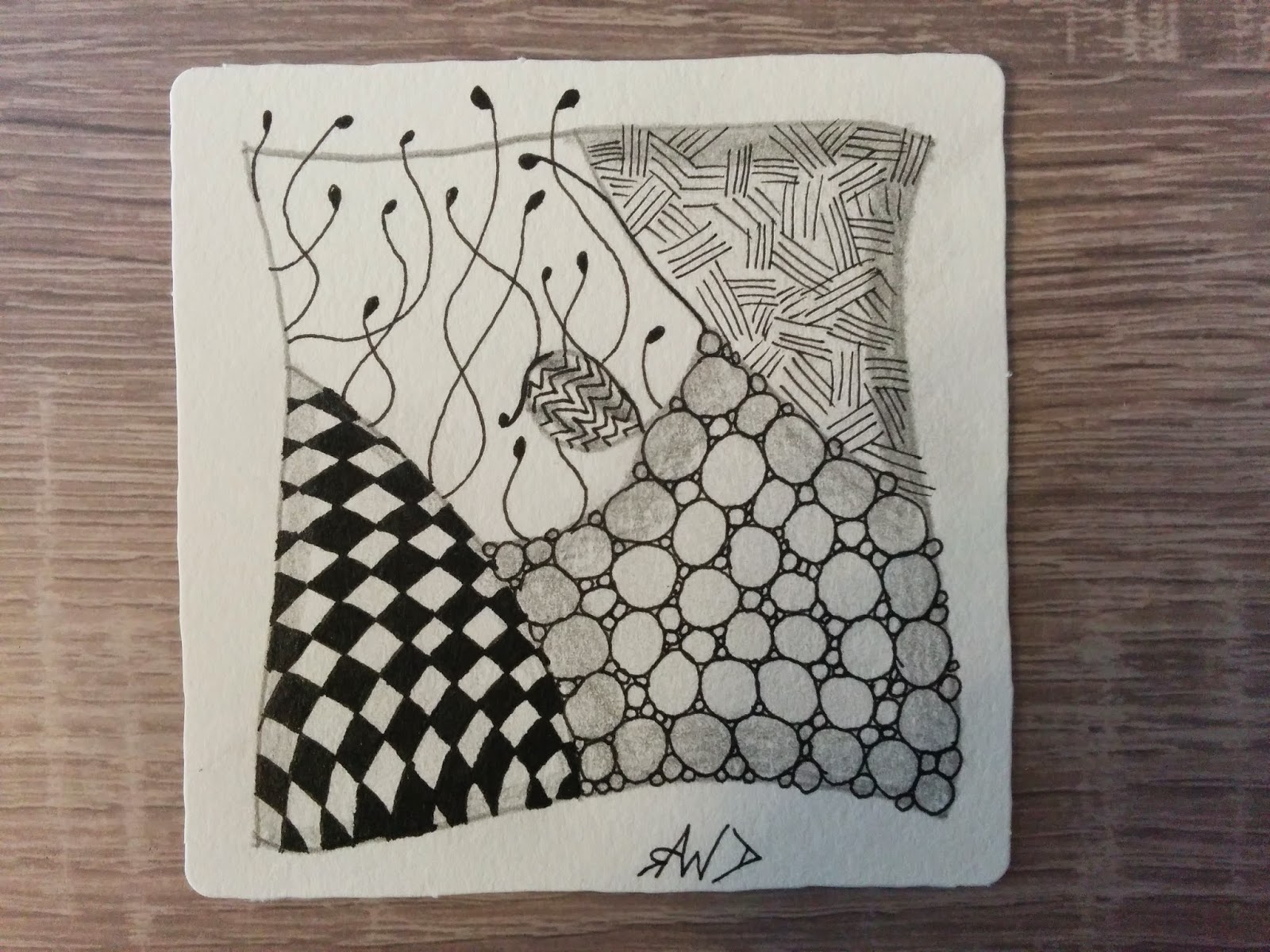 Ani's Live Balance: Et voilà! Mein zweites Zentangle® :-)