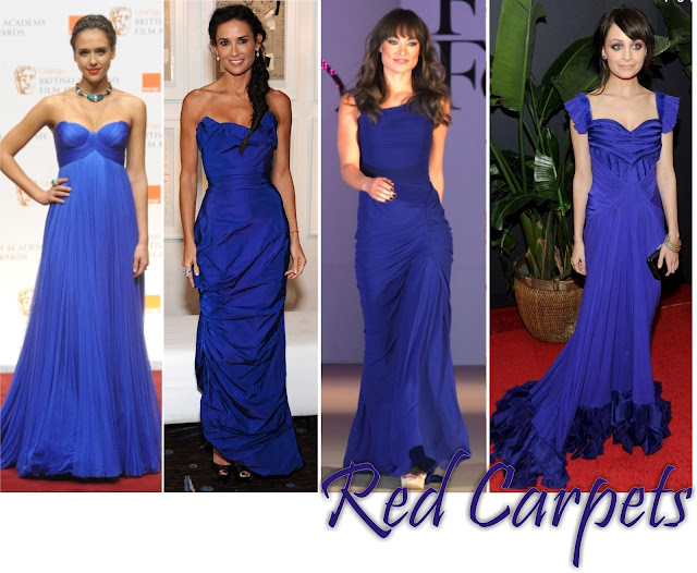 JaqueVirtual: Moda: Cor Azul klein