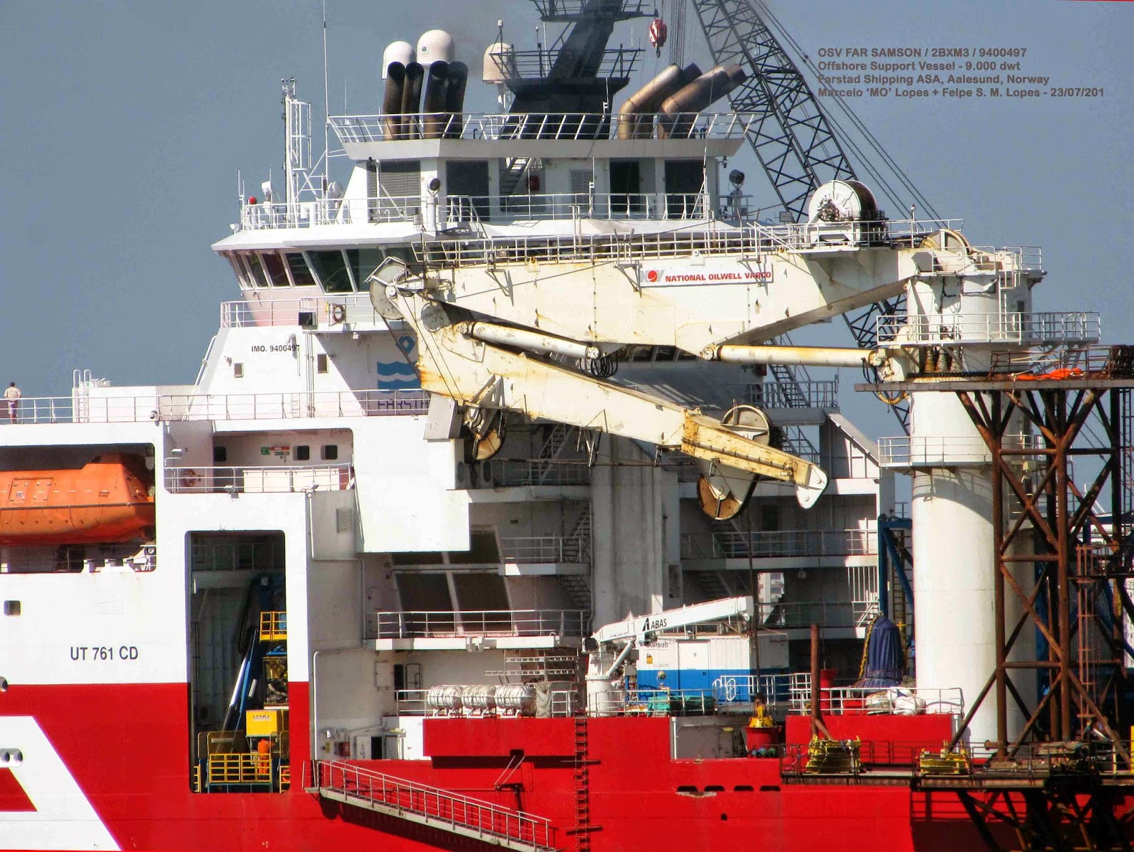 Santos Shiplovers: OSV Far Samson / 2BXM3 - Primeira escala no porto ...