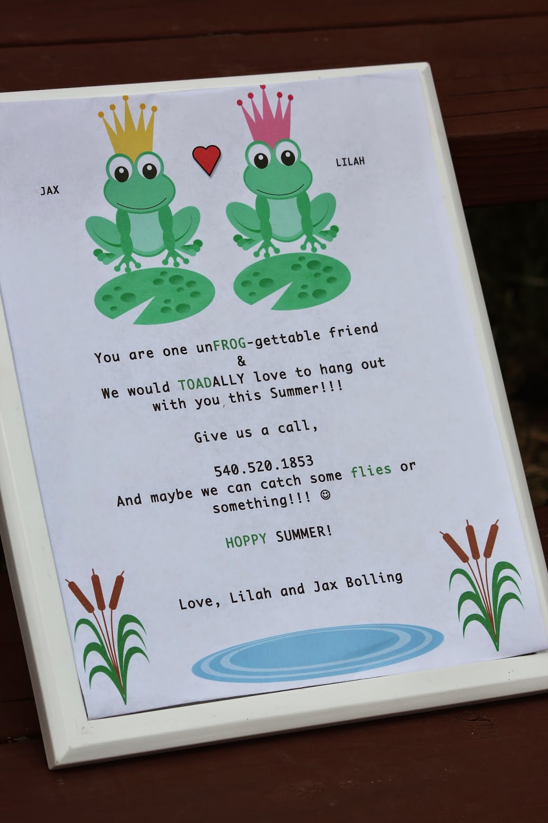 Bolling With 5: Saying Goodbye To Un-FROG-gettable Friends!