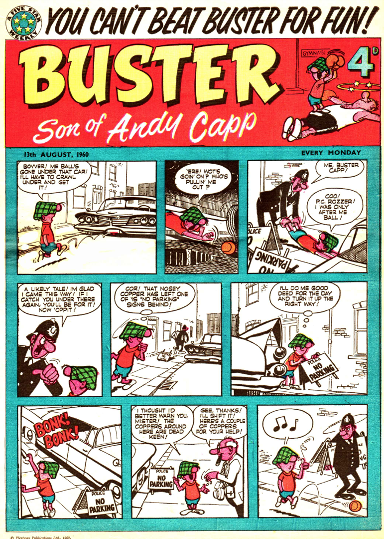 Wacky Comics!: Buster on Tornado Street