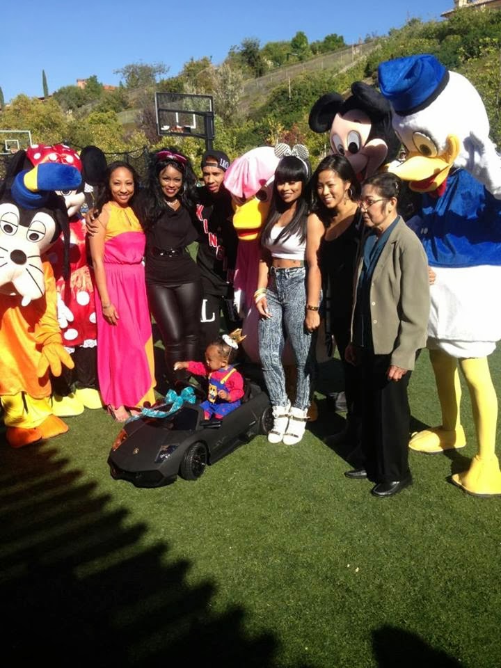 Mááry: [Fotos]Pré-Festa do King Cairo filho do Rapper Tyga com a Blac Chyna