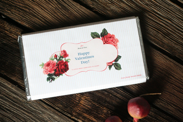 Sarah Fritzler: diy: valentines chocolate bar label