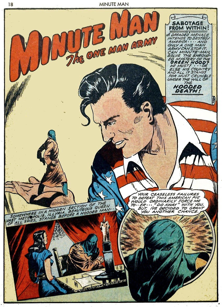 Pappy's Golden Age Comics Blogzine: Number 1914: The one man army