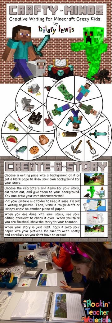 Rockin' Teacher Materials: Playing Minecraft Games to Writing Minecraft ...