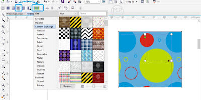 Membuat Gradasi Warna Menggunakan Interactive Fill Tool Pada CorelDRAW - MP Tutorial Desain Grafis