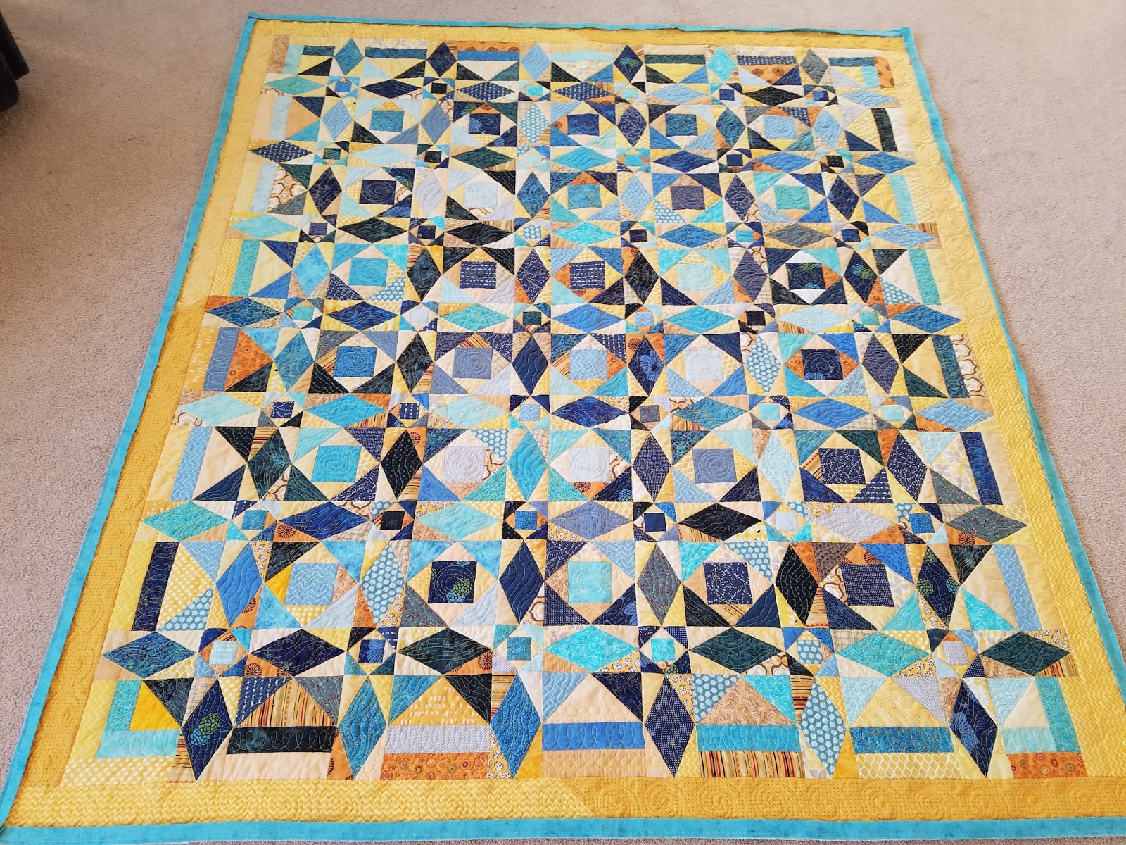 Dreamworthy Quilts: Deana: A bleeding quilt is fixed!