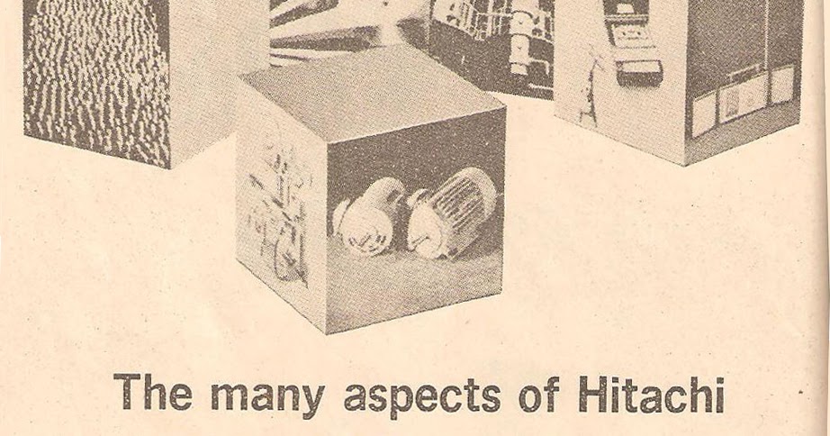 Newspaper Ad of HITACHI - Classic Indian Advertisements