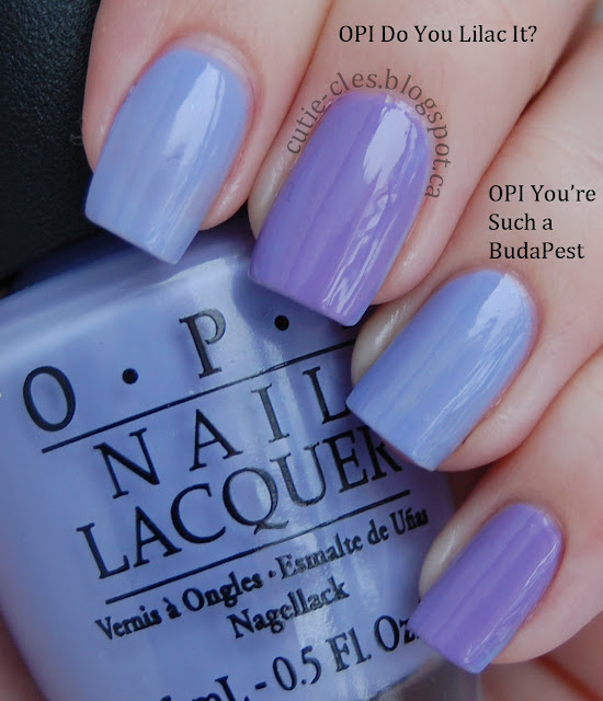 Paleberry: OPI Euro Centrale - Comparisons