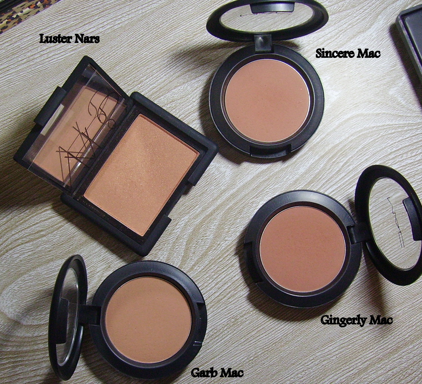 PARECIDOS RAZONABLES? MAC, NARS, SLEEK, LOLA MAKEUP