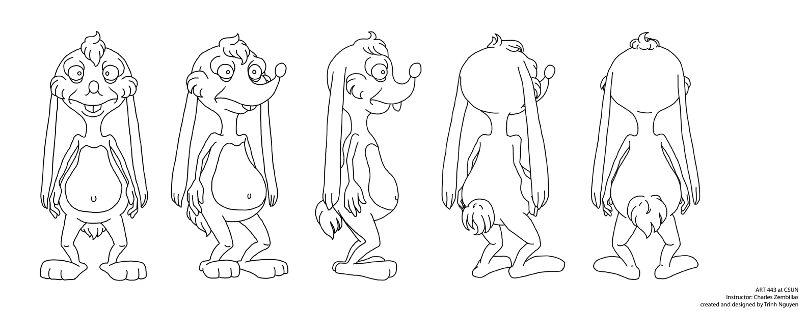 Tina N.: Character Rotation study