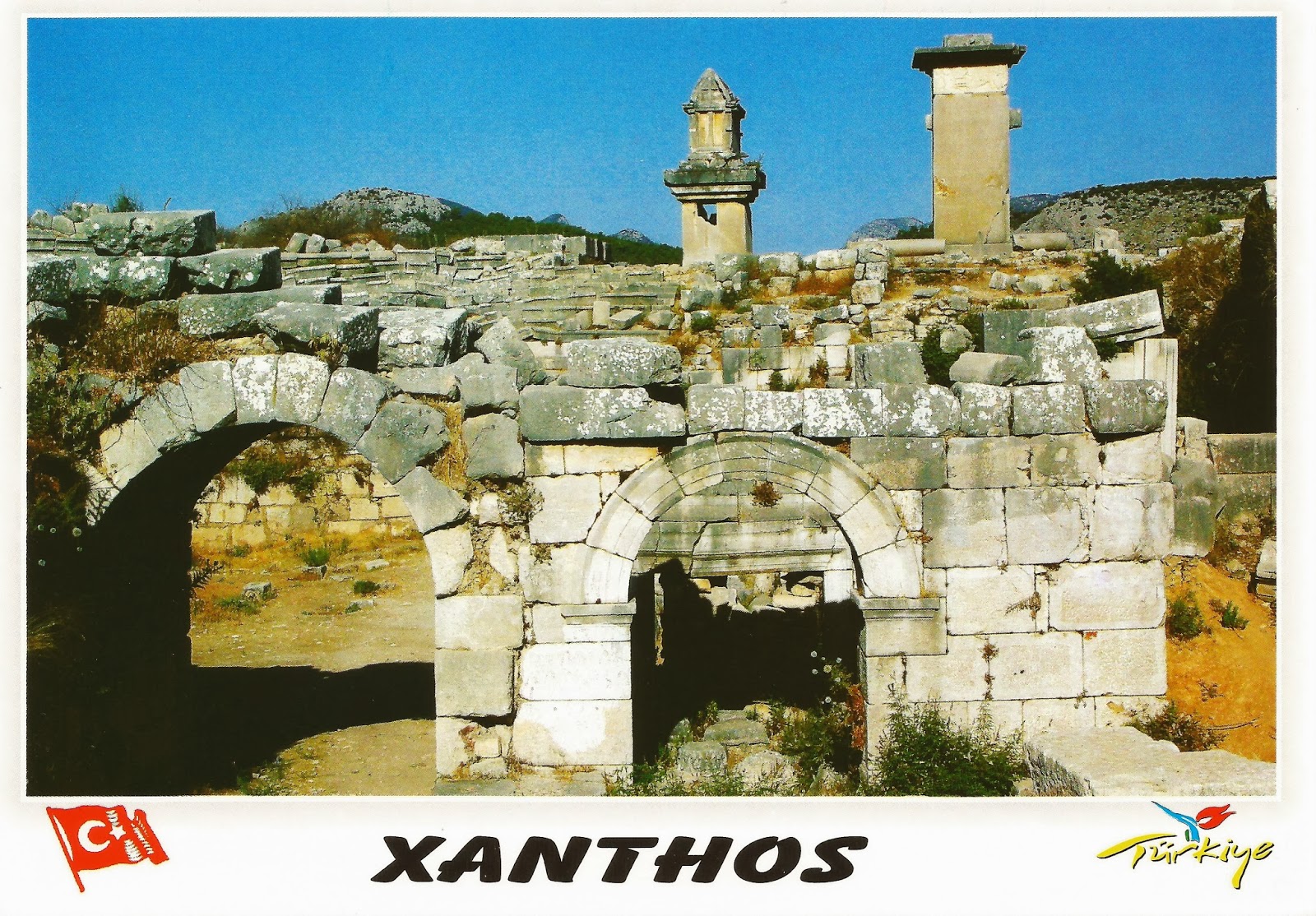 Postcards on My Wall: Xanthos - Letoon, Turkey (UNESCO)