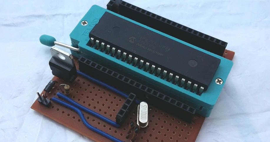 Microcontroller Projects: PIC16F877A Prototyping Board