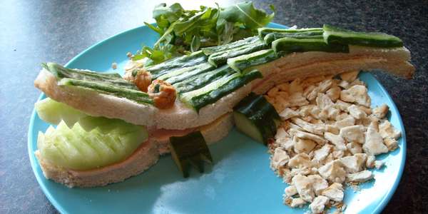 My Pinterest Interests: Cute Allagator Sandwich Anyone Can Make!