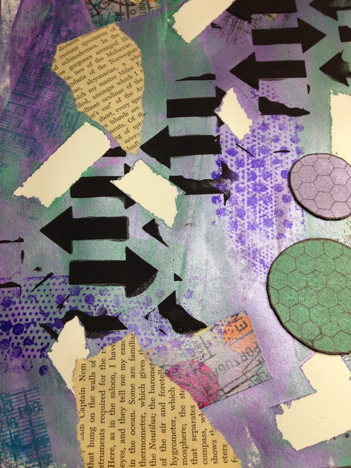 Claudine's Art Corner: Layers and Layers Journal Page