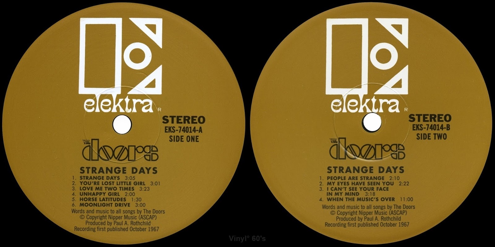 1967 Strange Days - The Doors - Rockronología