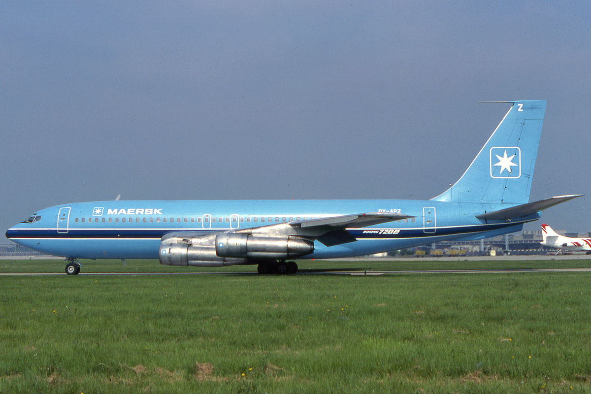 PlaneSpotters Slide-Collections: Maersk Air B720 OY-APZ