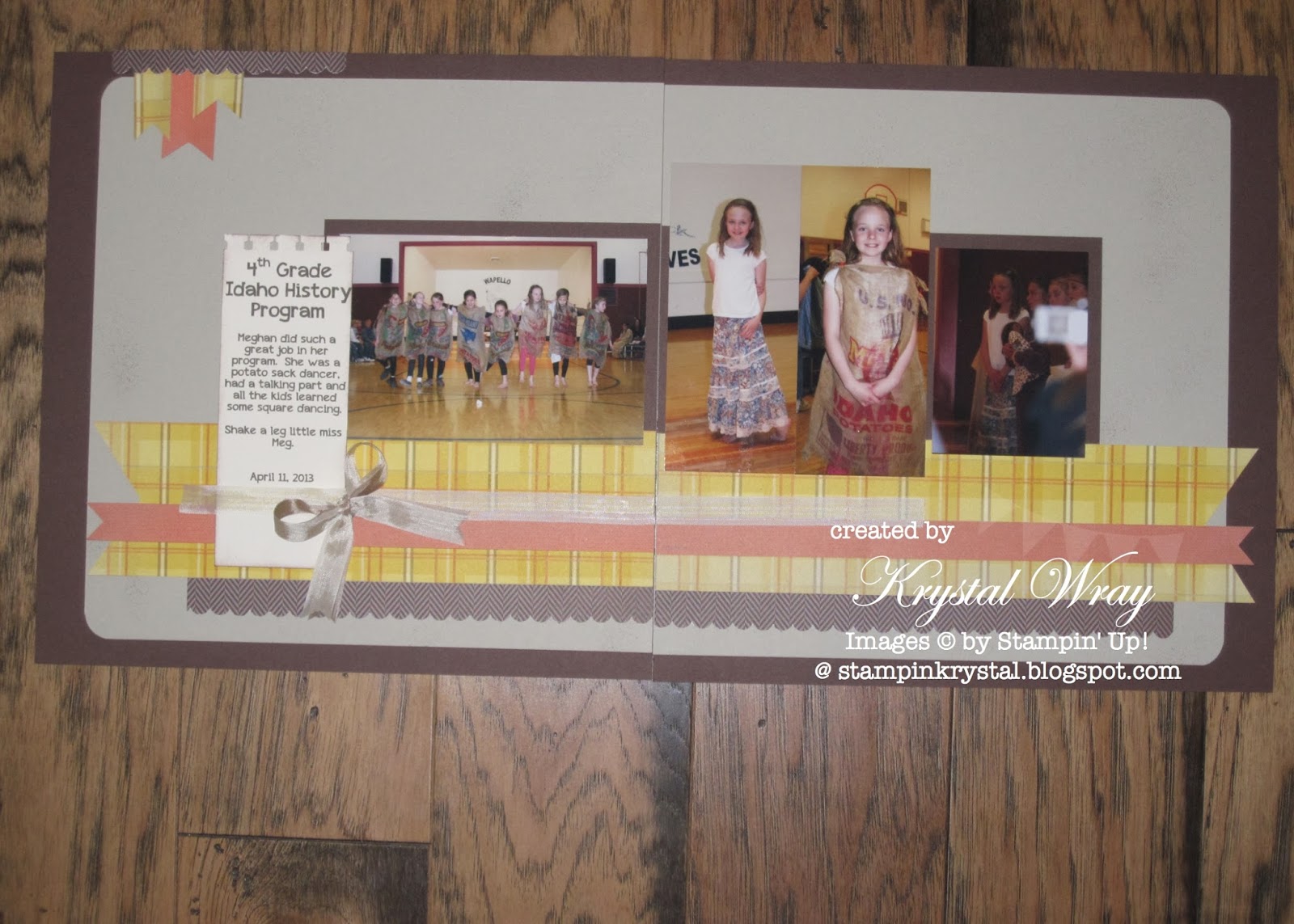 Stampin' Krystal: Sweater Weather Scrapbook Pages