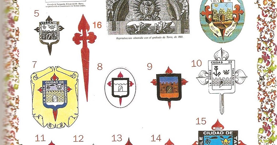 TARANCON mi pueblo: LA HERÁLDICA DE NUESTRA CIUDAD TARANCÓN, Y SUS ...