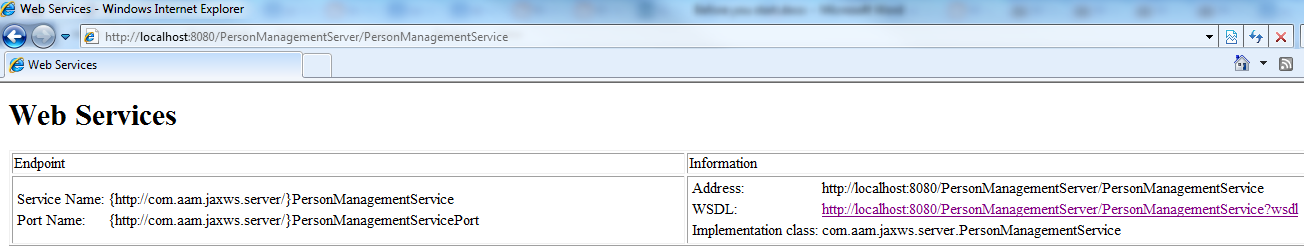 Amara Aymen Blog: WS Tutorial Part I Creating JAX-WS webservice using wsgen