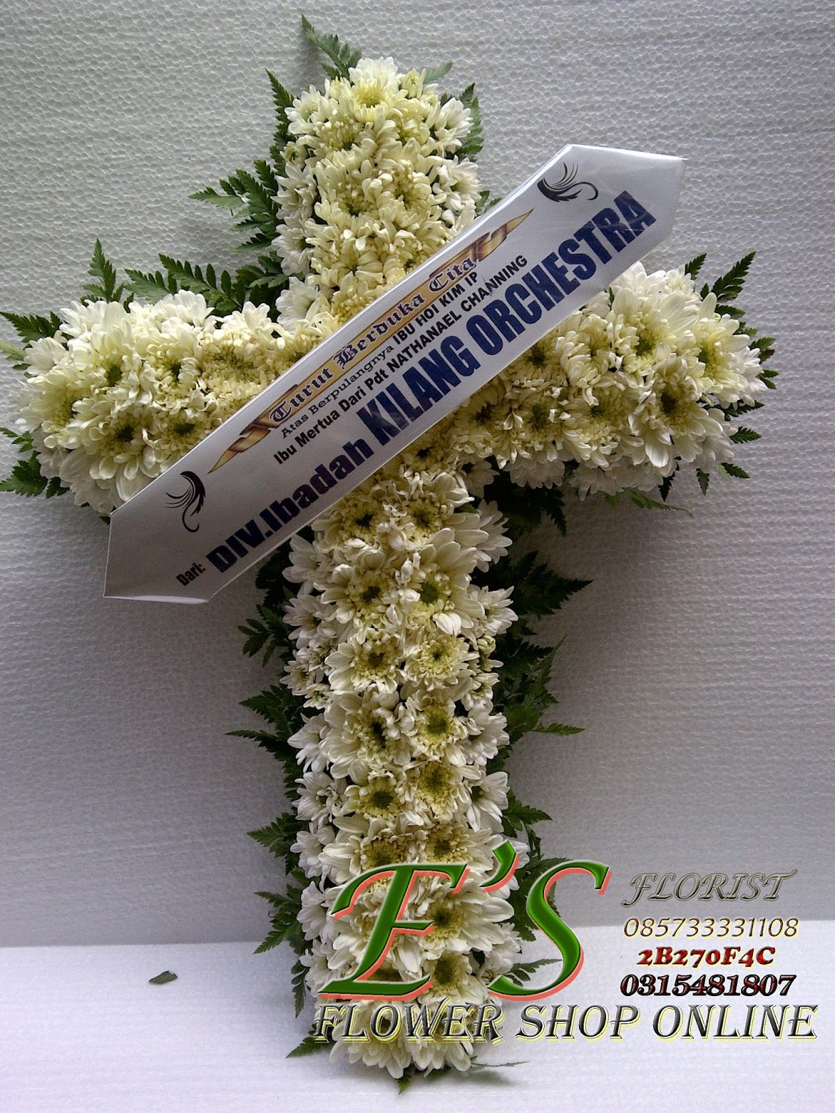 Layanan Bunga Duka Cita ADI JASA Dan RKZ | E'S Florist Magetan