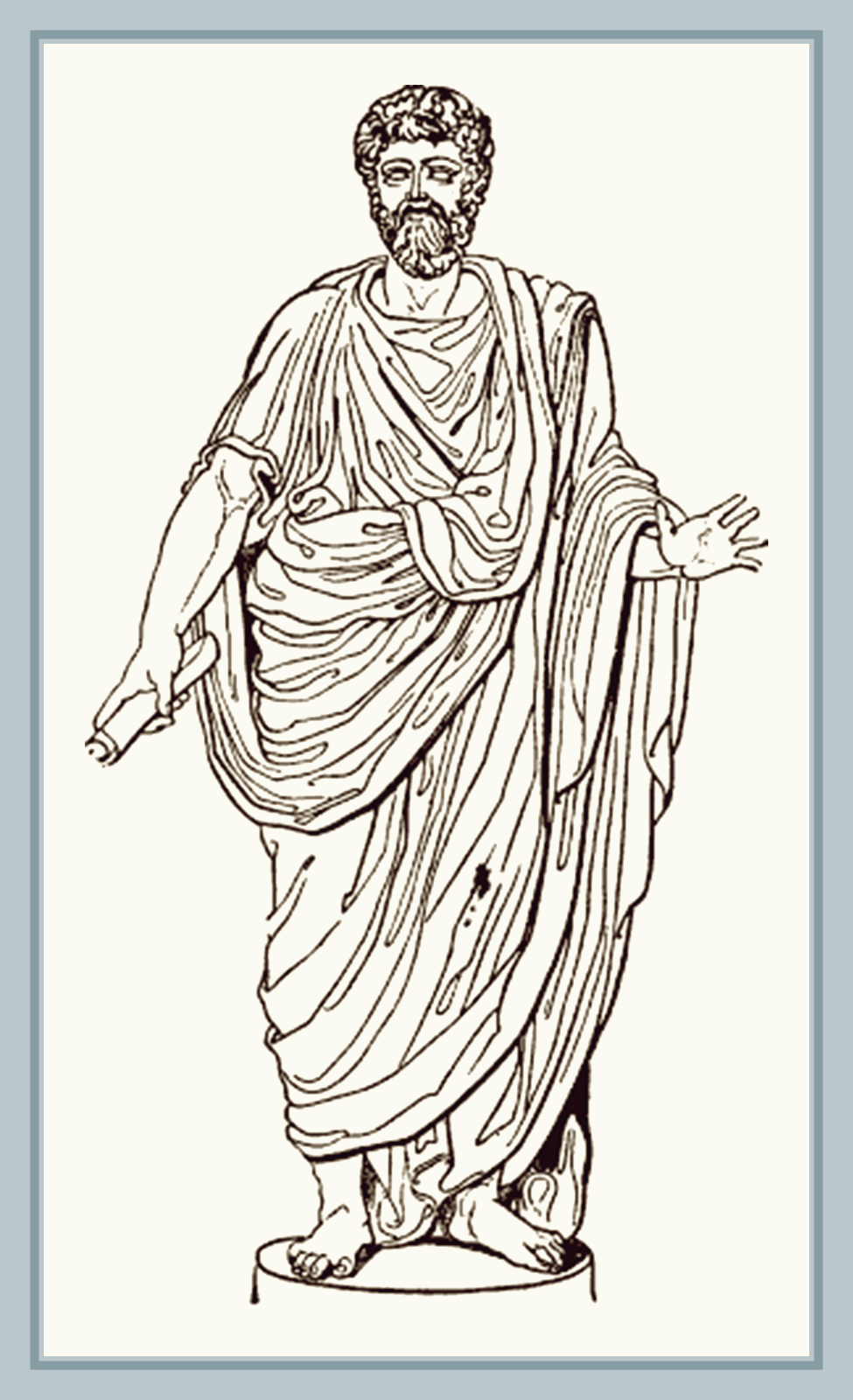 El siglo de las luces: Túnica y toga romana.