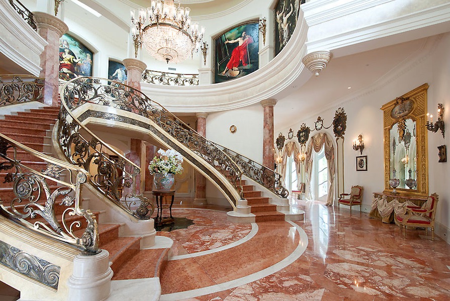 Tour This Magnificent French Baroque Beverly Hills Chateau.