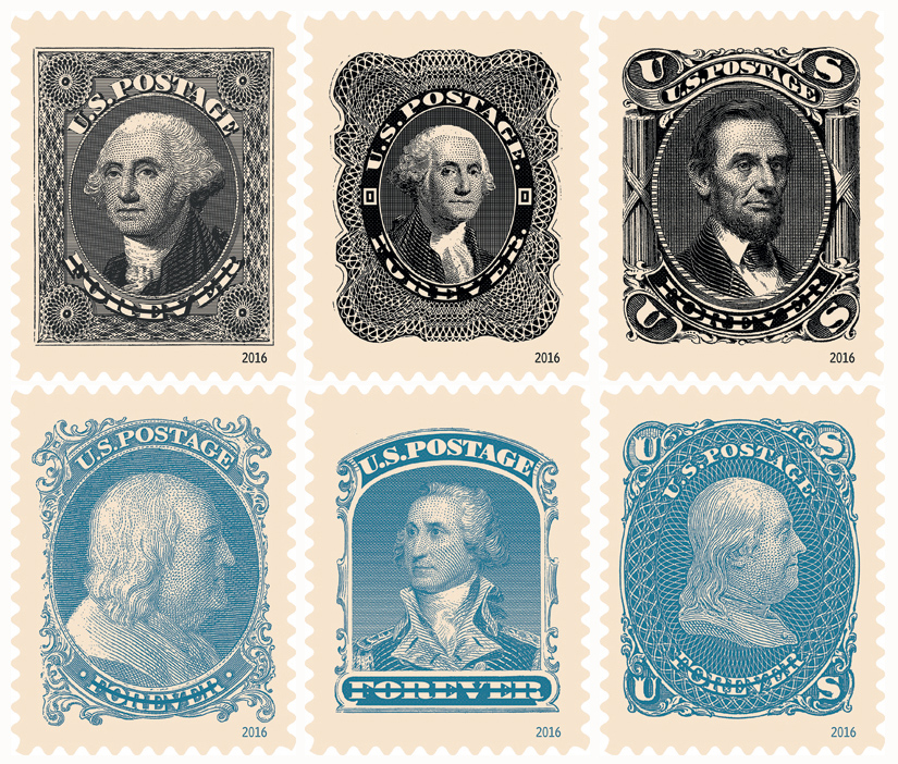 Stamps from the USA: 2016