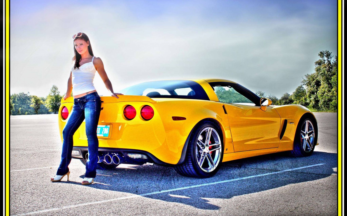 Nice & sexy tuning girls (wallpapers)