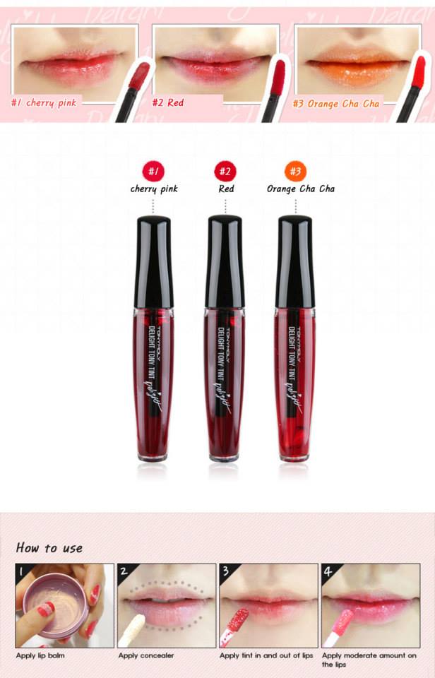 Productos Coreanos : Tony Moly Delight Tony Tint