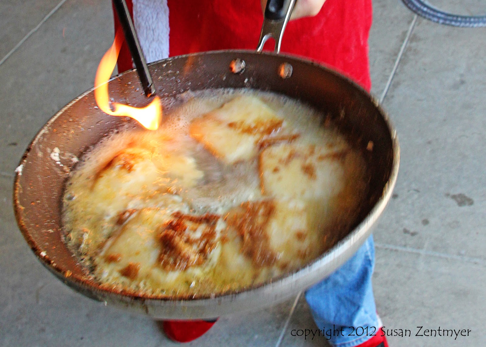 Love from the Kitchen: Saganaki (Flaming Greek Cheese)
