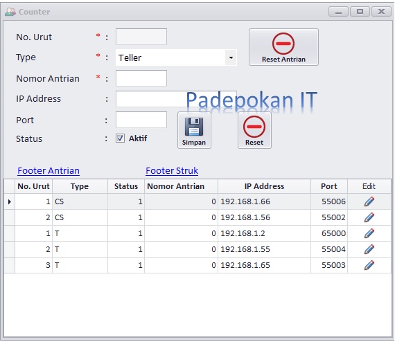Jasa Pembuatan Program Aplikasi Sistem Antrian - ALHAD ENTERPRISES