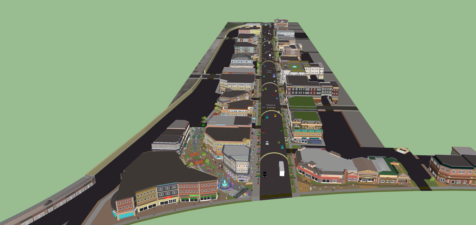 Planner 47 Blog: East High Street model, Hamilton Ohio, 2012 ("the ...