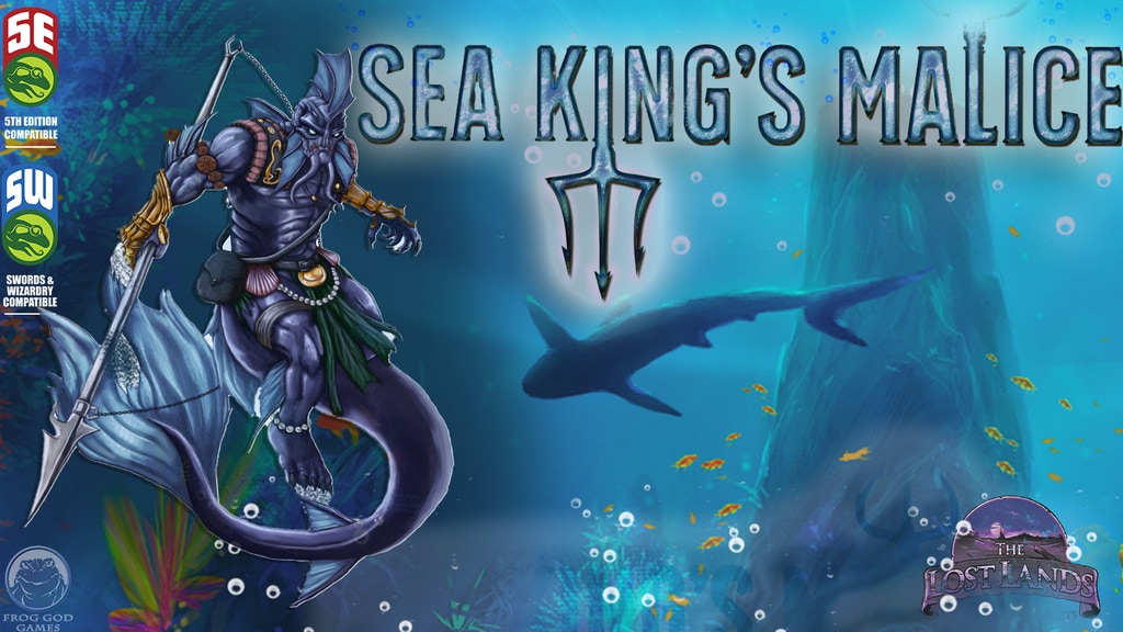 Tenkar's Tavern: Kickstarter - Sea King's Malice: a 5E Adventure in the ...
