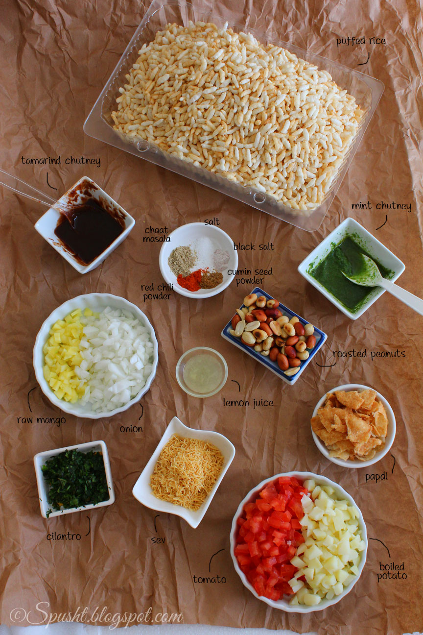 Spusht: Bhel Puri Recipe | Indian Chaat Recipe