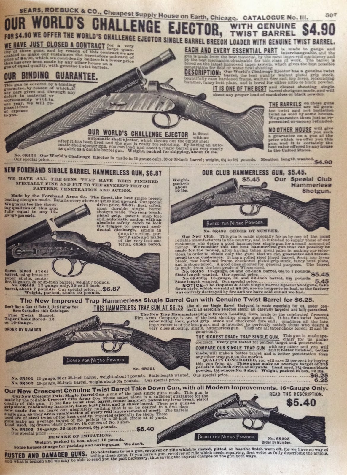 Nevada Carry: Guns of the 1902 Sears Catalog